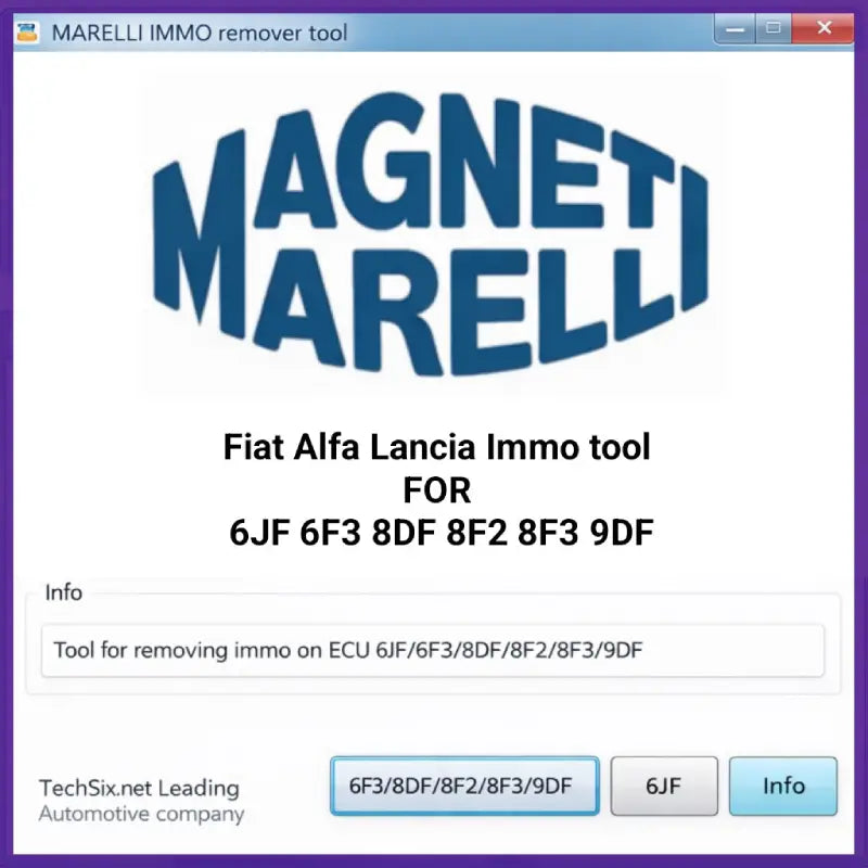 Marelli Immo Remover – Suppression de l' antidémarrage – Immo OFF 6JF ...